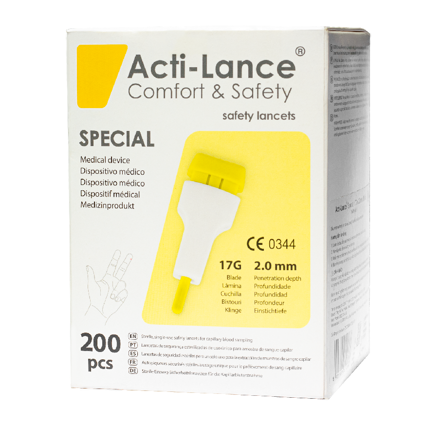 Thiết bị lấy máu gót chân Actilance Special 17G x 2mm